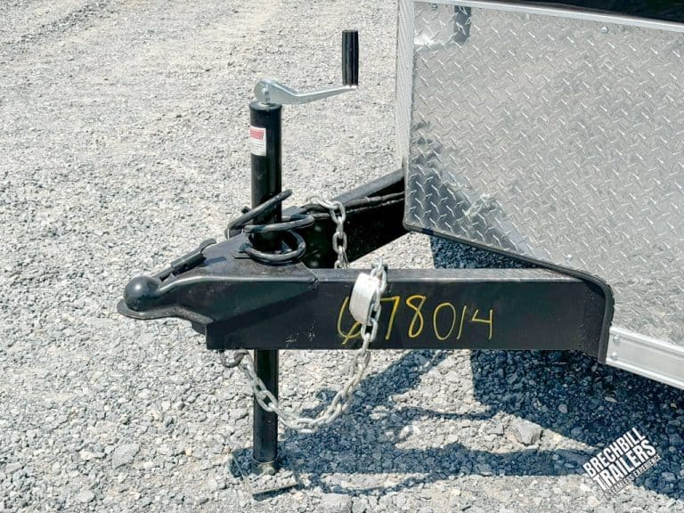 RC 7×14 Flat Top Wedge Enclosed Cargo Trailer - 7K GVWR