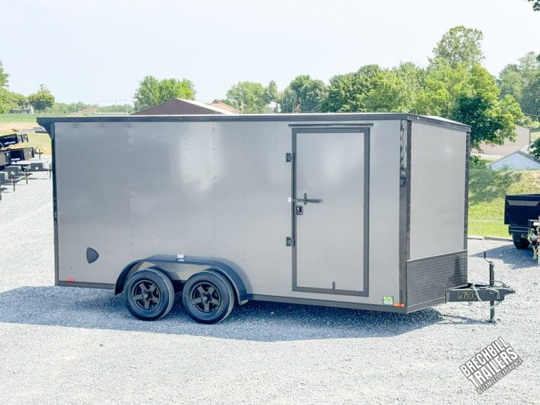 Get The RC 7×16 Flat Top Wedge Cargo Trailer 7K GVWR