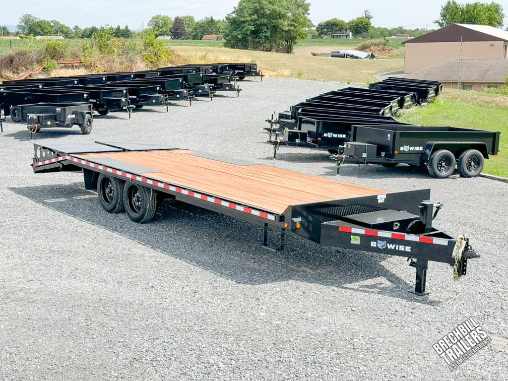 Bwise 24ft Heavy Duty Deck Over Equipment Trailer 17K GVWR