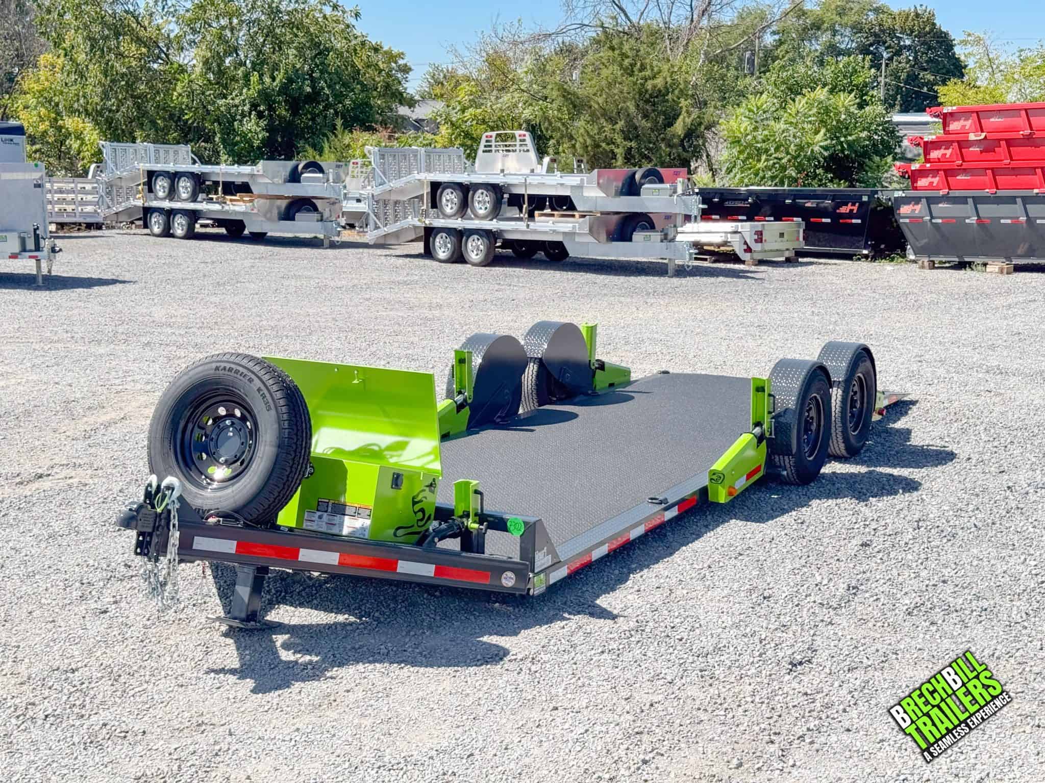 FlatTrak FCH8022 22' Tandem Axle Utility Trailer – 14K GVWR
