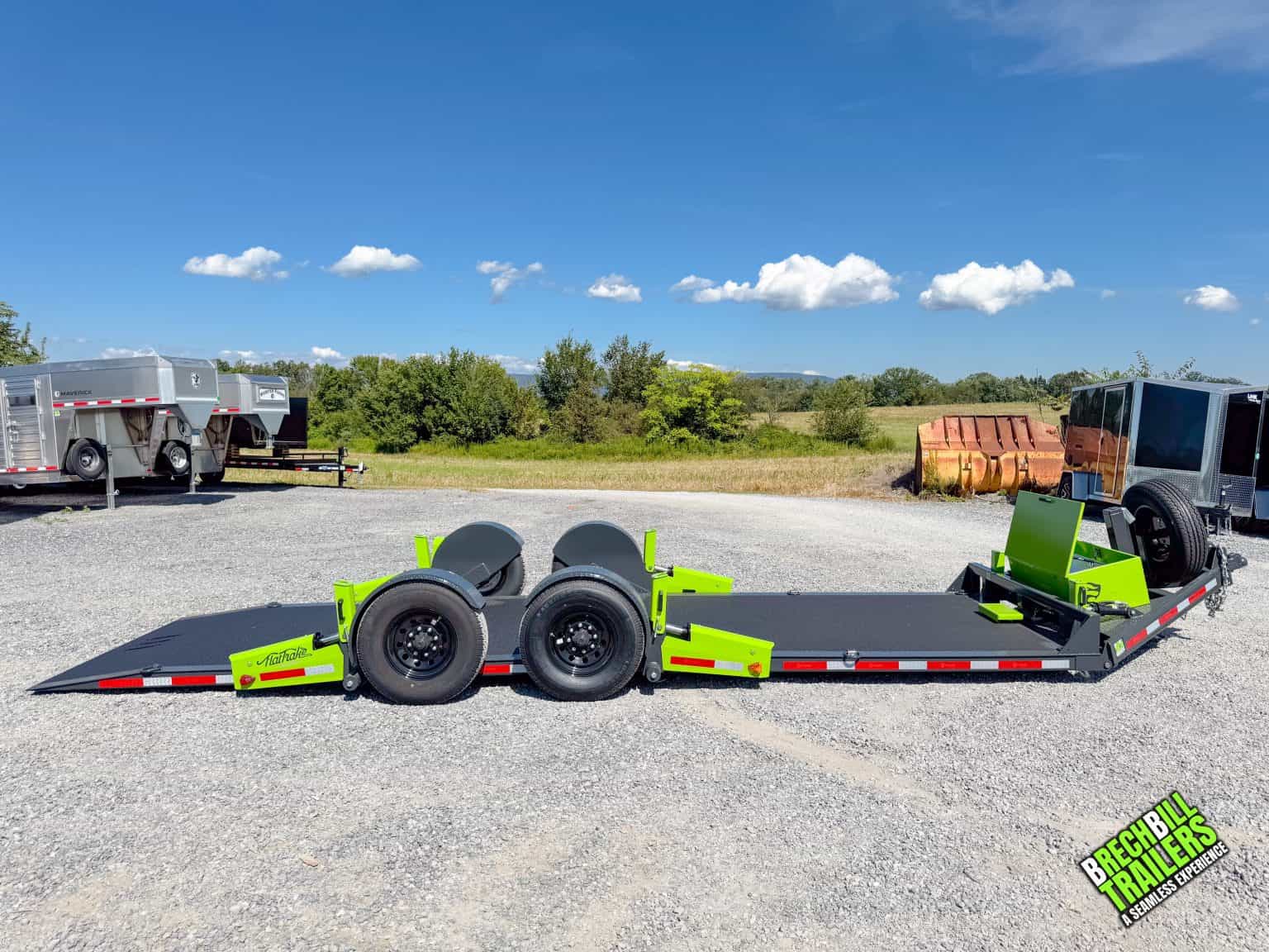 FlatTrak FCH8022 22' Tandem Axle Utility Trailer – 14K GVWR