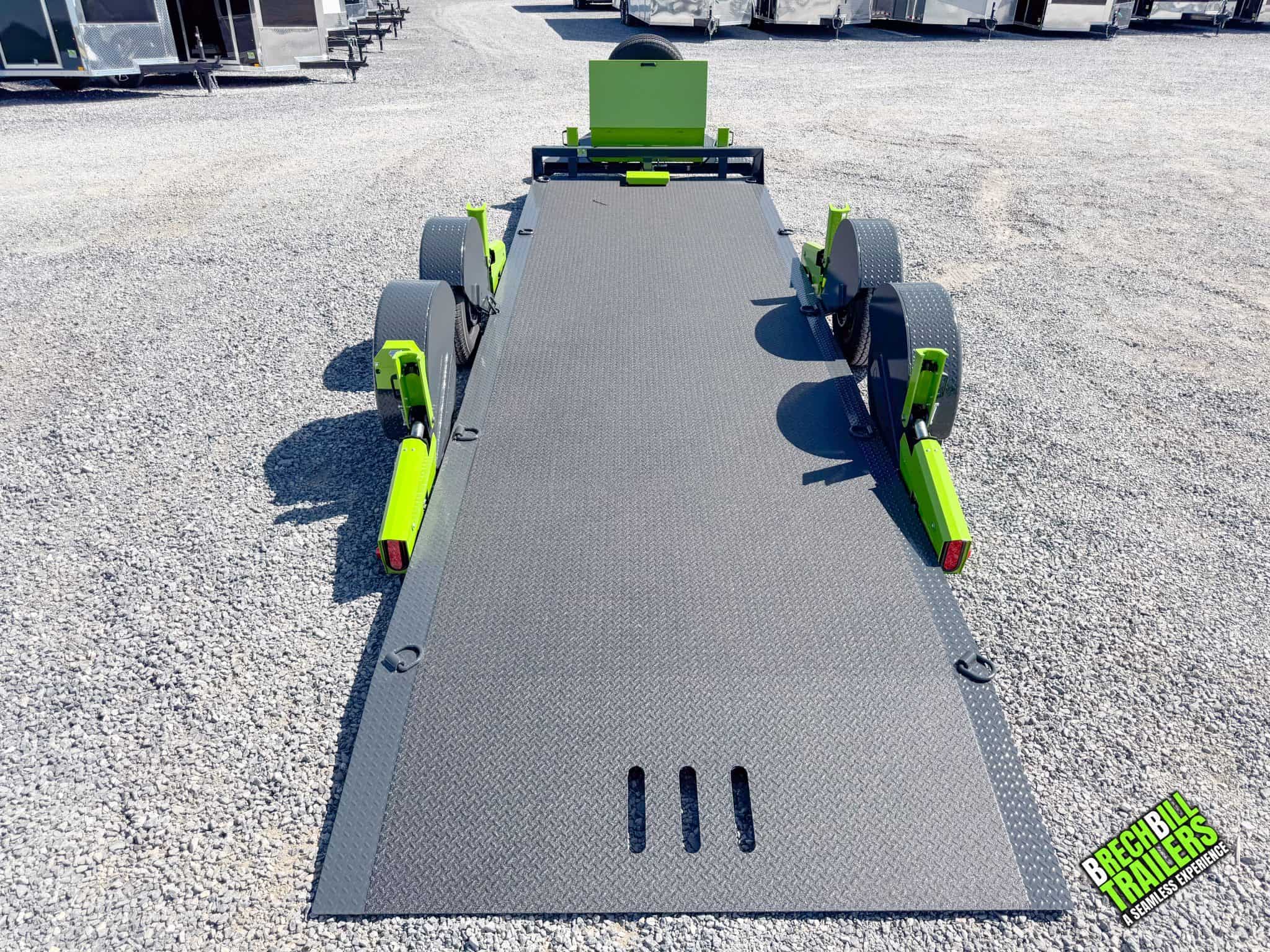 FlatTrak FCH8022 22' Tandem Axle Utility Trailer – 14K GVWR