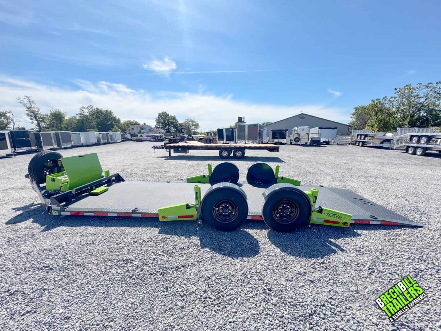 FlatTrak FCH8022 22' Tandem Axle Utility Trailer – 14K GVWR