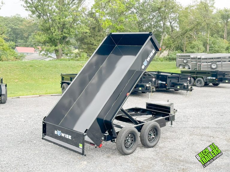 Buy The Bwise 5x10 Dump Trailer | Easy Hauling 7,000K GVWR