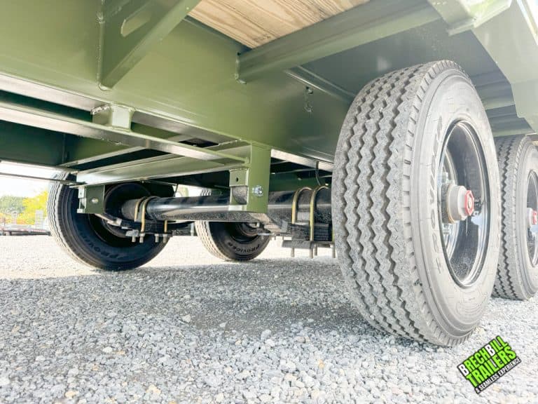 Military Green Horizon 40ft Gooseneck Trailer: 25K Lbs GVWR