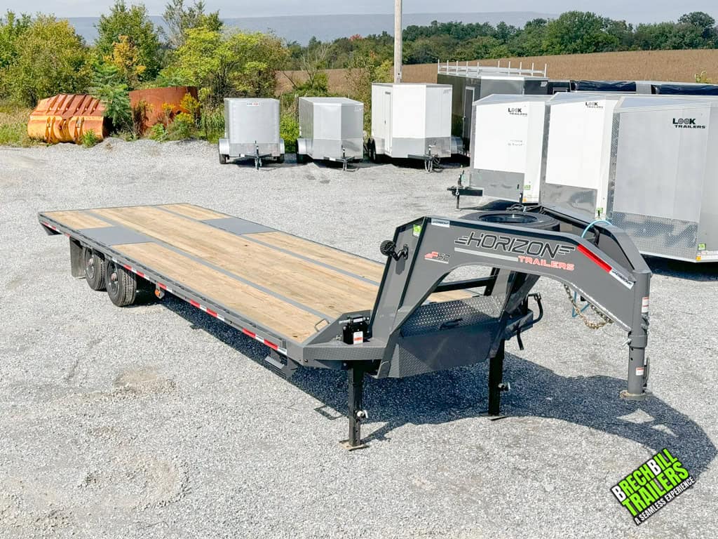 Gray Horizon 30ft Deck Over Gooseneck – 25,000 Lbs GVWR