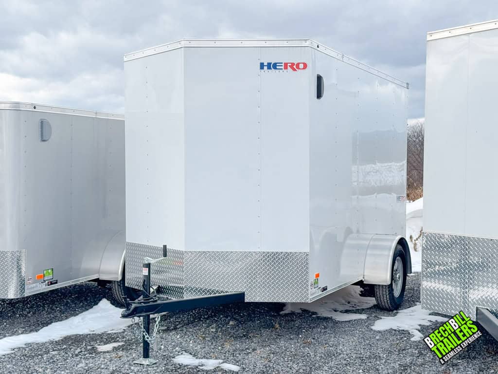 Bravo Hero 3K Enclosed Trailer 6ft X 10ft | Jaguar Wheels