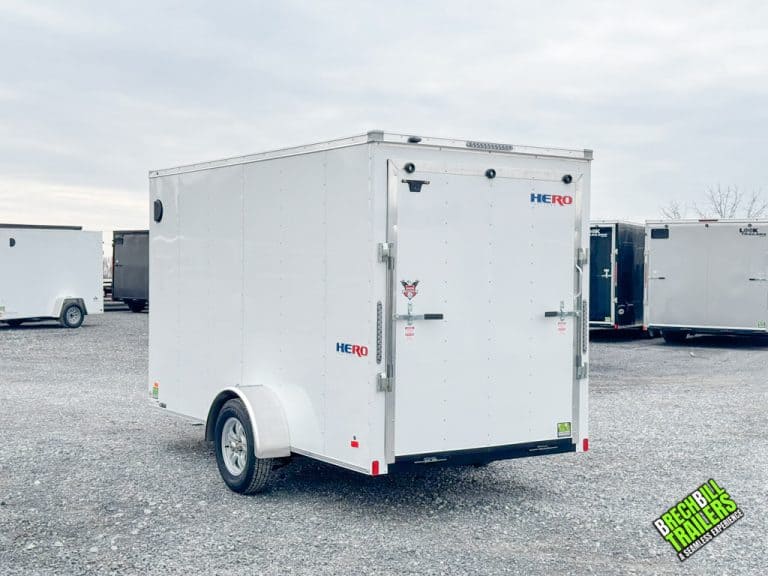 Bravo Hero 3K Enclosed Trailer 6ft X 12ft | Jaguar Wheels