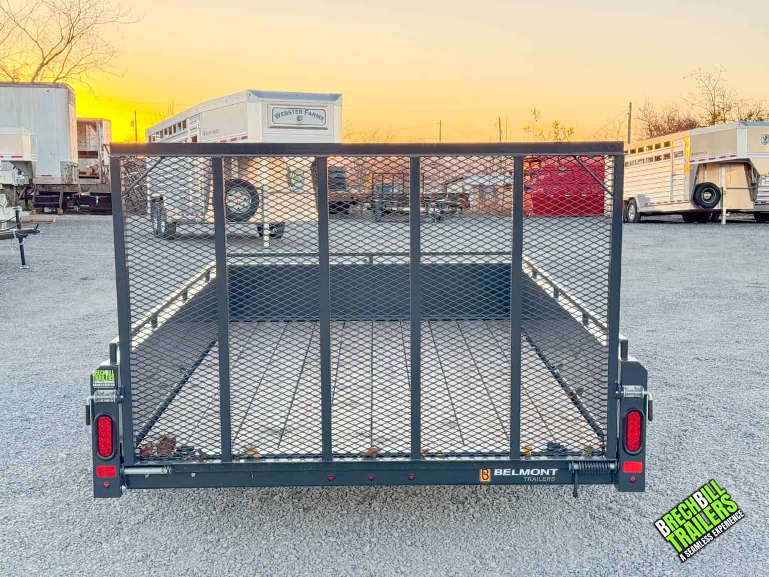 Belmont 6x10 UT610SS Solid Side Utility Trailer 2.9K GVWR