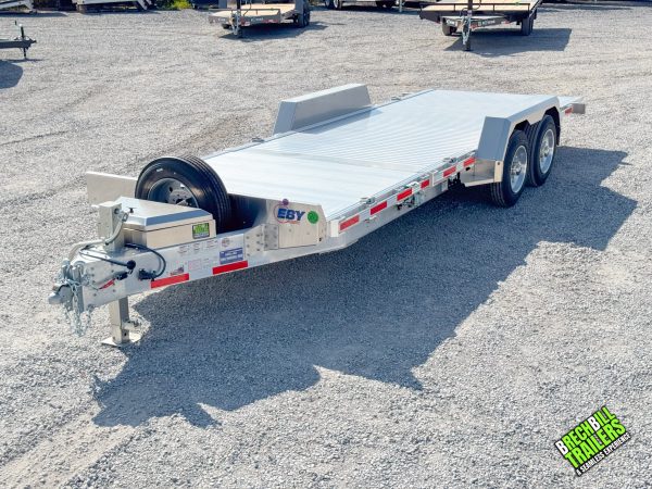 EBY GT16K22 22ft Aluminum Tilt Trailer 16K GVWR Bumper Pull