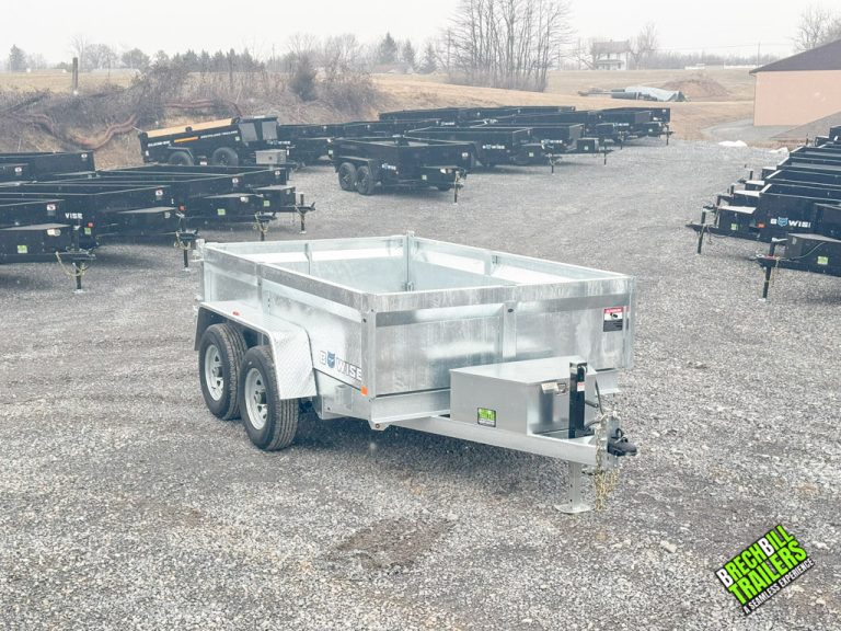 Bwise 6x10 Dump 10K GVWR Low Pro Galv Trailer DT610LP