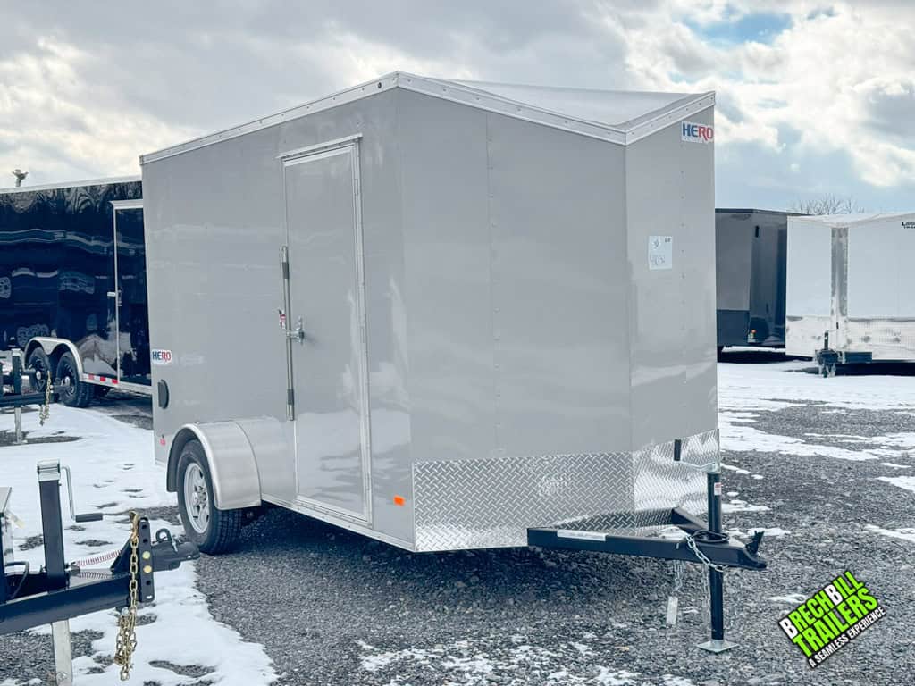 Bravo Hero 3K Enclosed Trailer 6ft X 12ft | Jaguar Wheels