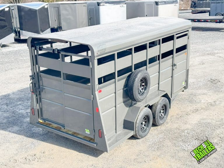 Valley 7K Stock Trailer (26016) Livestock Trailer Black Out
