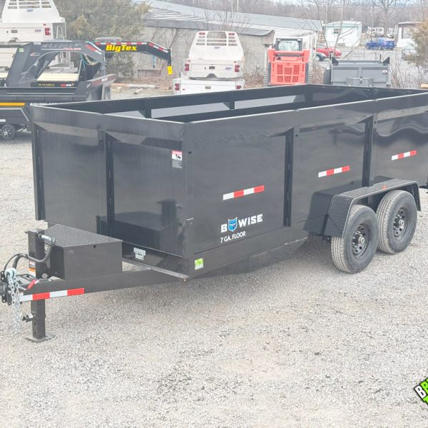 Bwise 14K LP LE 7x16 Dump Trailer | Heavy-Duty & Versatile