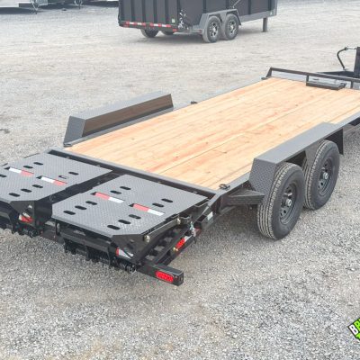 Bwise 14K I-Beam Equipment Trailer 7x20 – Heavy Duty