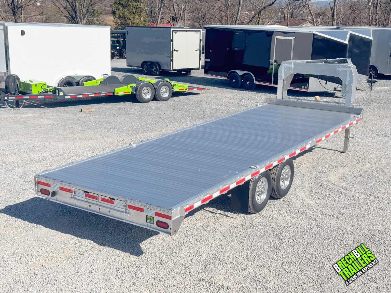 EBY Gooseneck Equipment Trailer 24.5ft X 102in | 15.9K GVWR