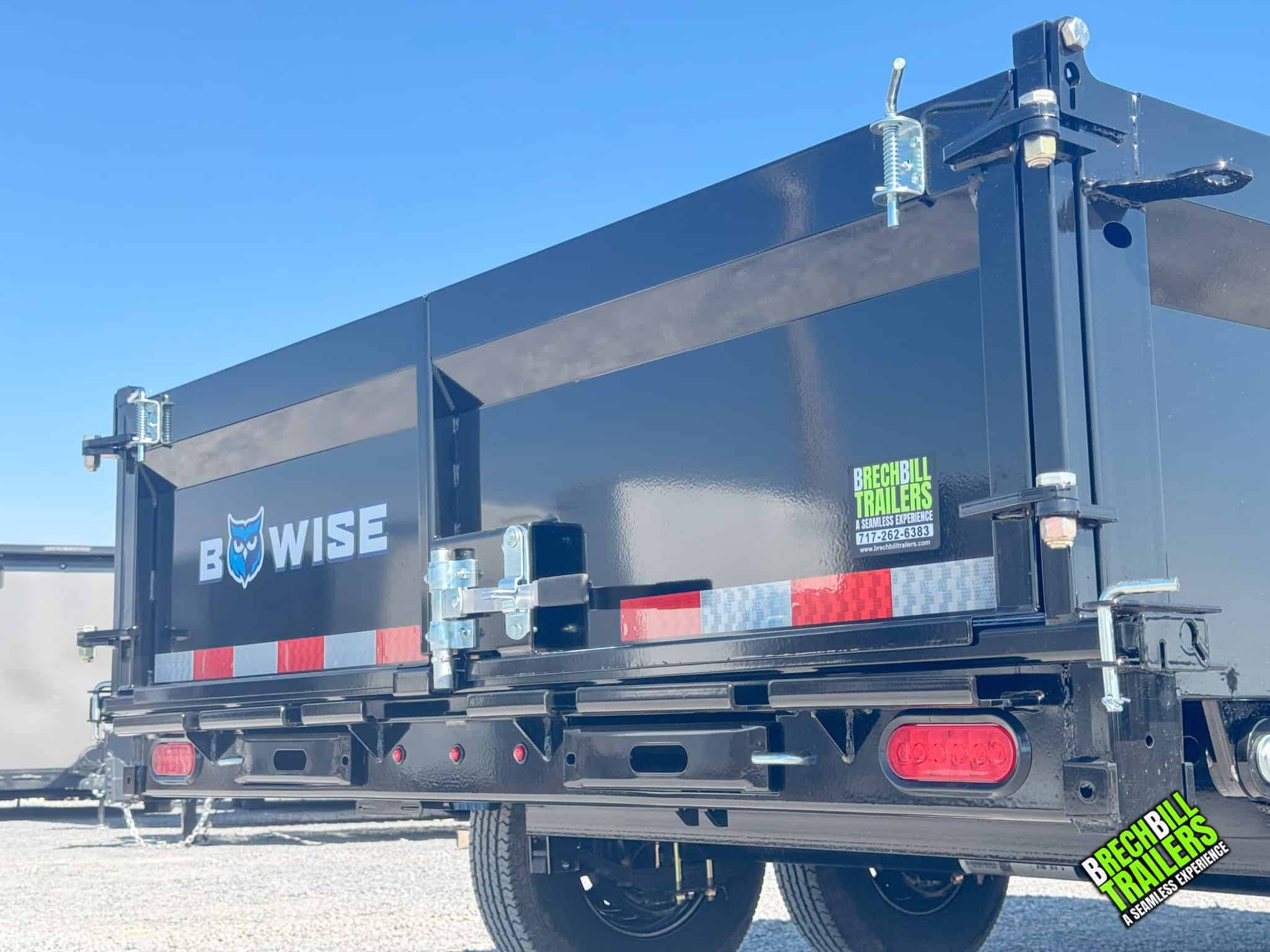 Bwise 14K Dump Trailer 7x14 Low Pro Model (DT714LP-LE-14)