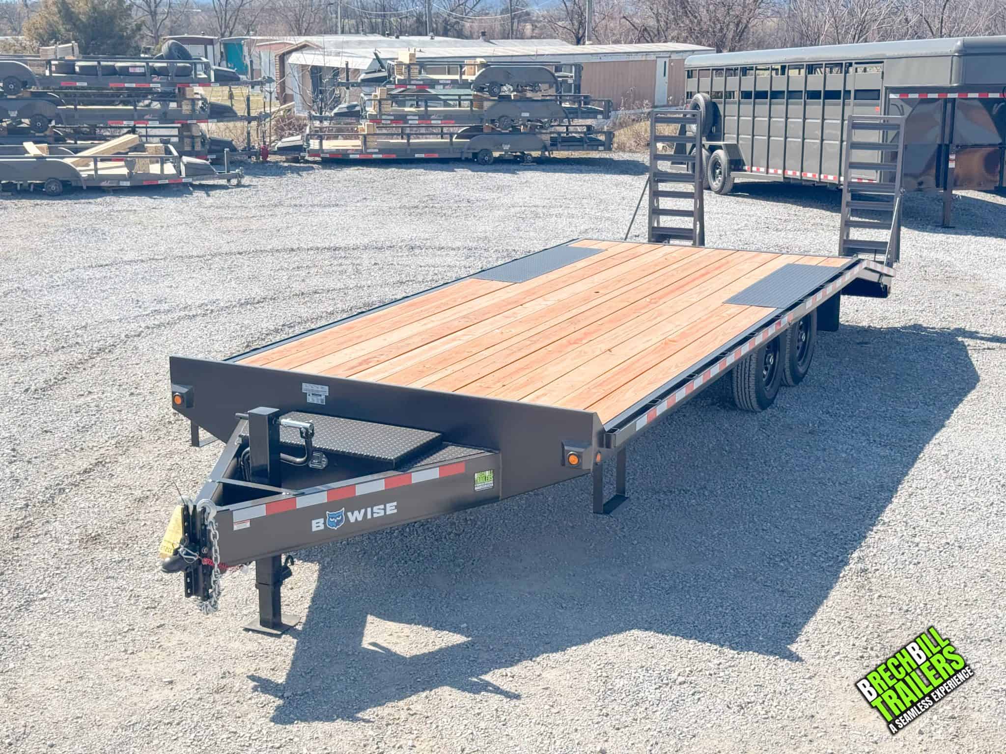 Bwise Deck Over Equipment Trailer 24ft – 15,400 Lbs GVWR
