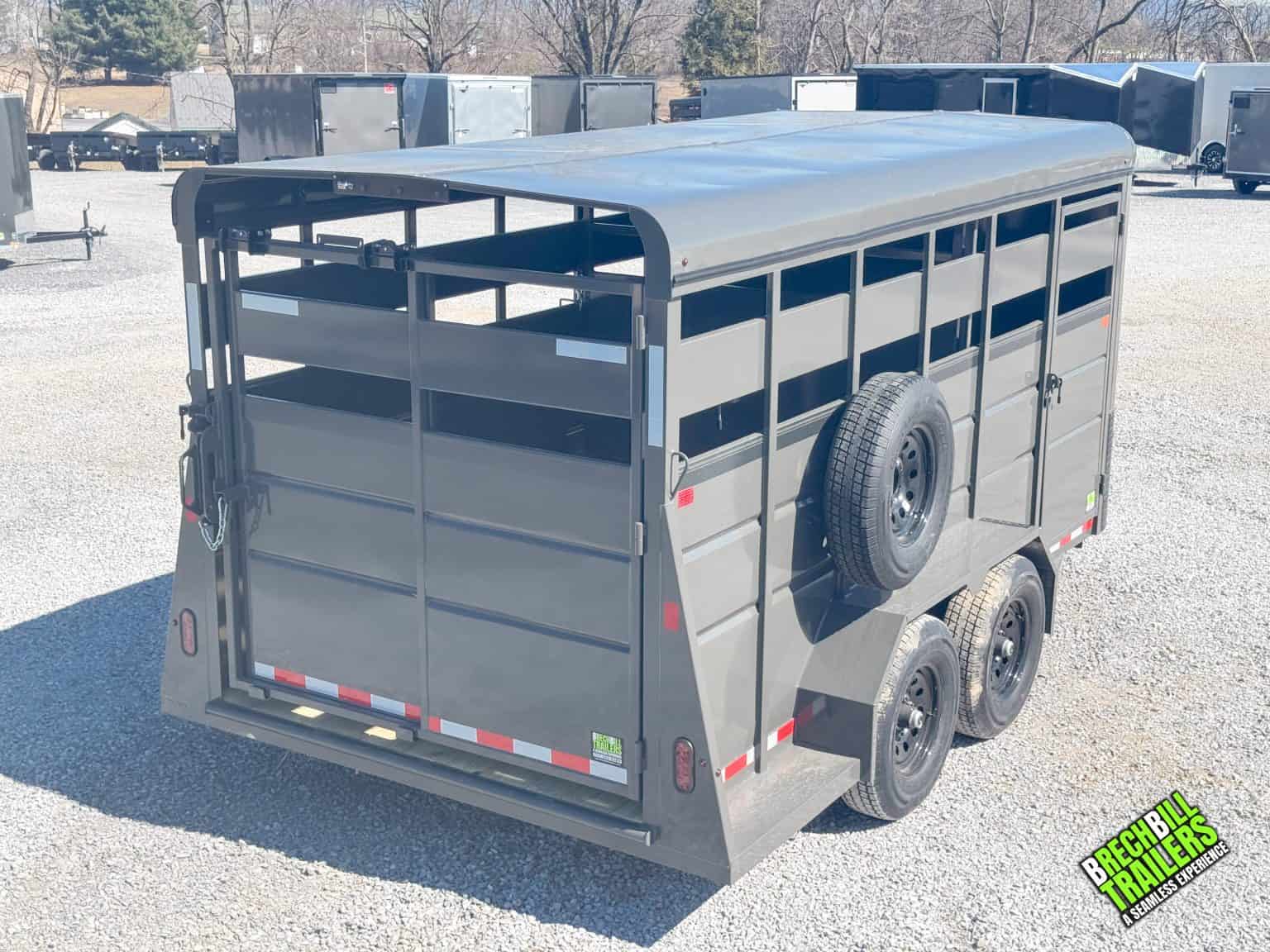 Valley 12K 7x16 Stock Trailer – Built For Heavy Loads!