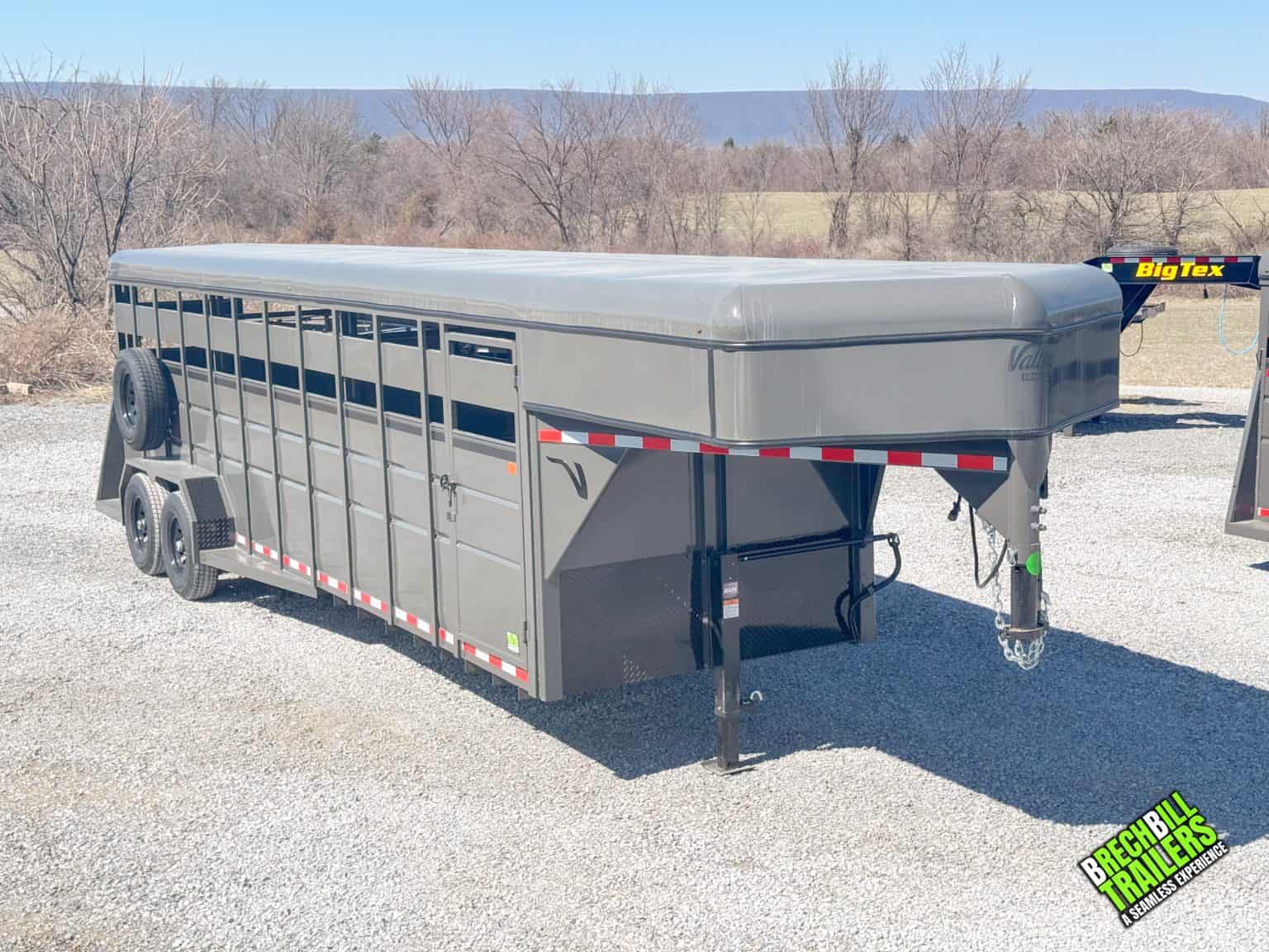 24ft Valley Gooseneck Stock Trailer | Steel Frame