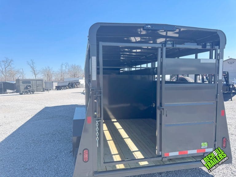 24ft Valley Gooseneck Stock Trailer | Steel Frame