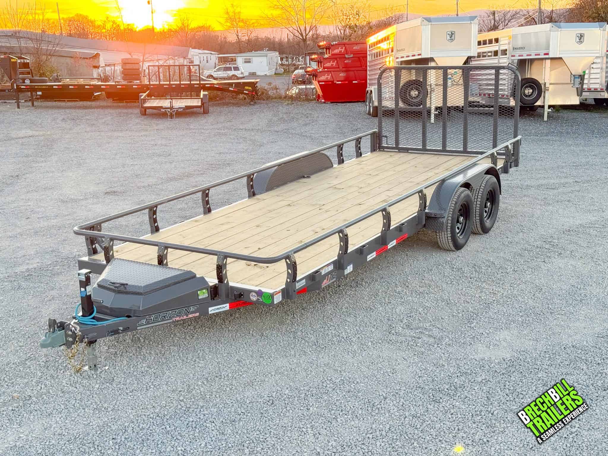 Horizon 10K Utility Trailer 7x20 – Heavy-Duty 20' BP Trailer