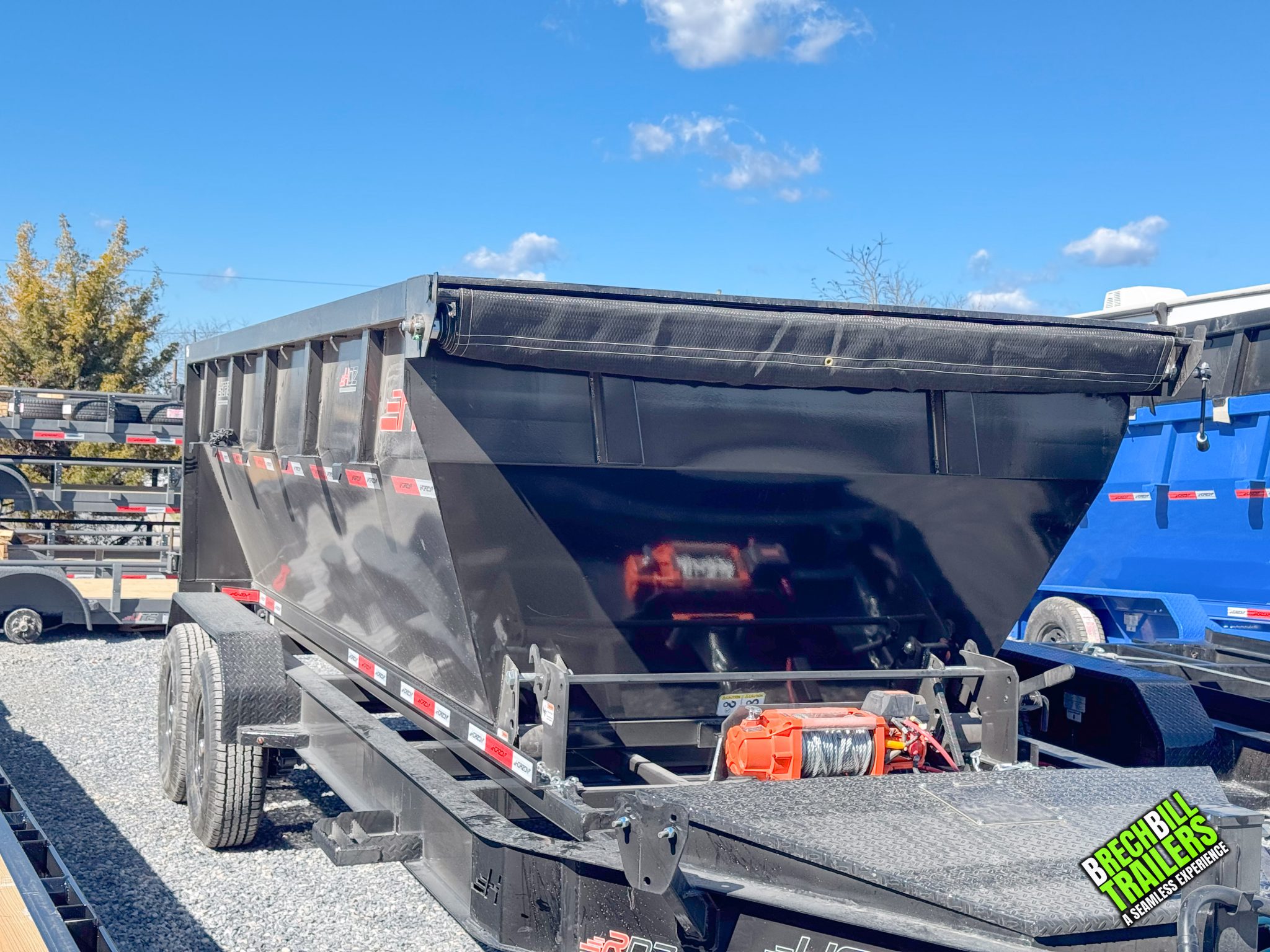 HDZ-16 Roll Off Dumpster – 83in Wide Steel Bed