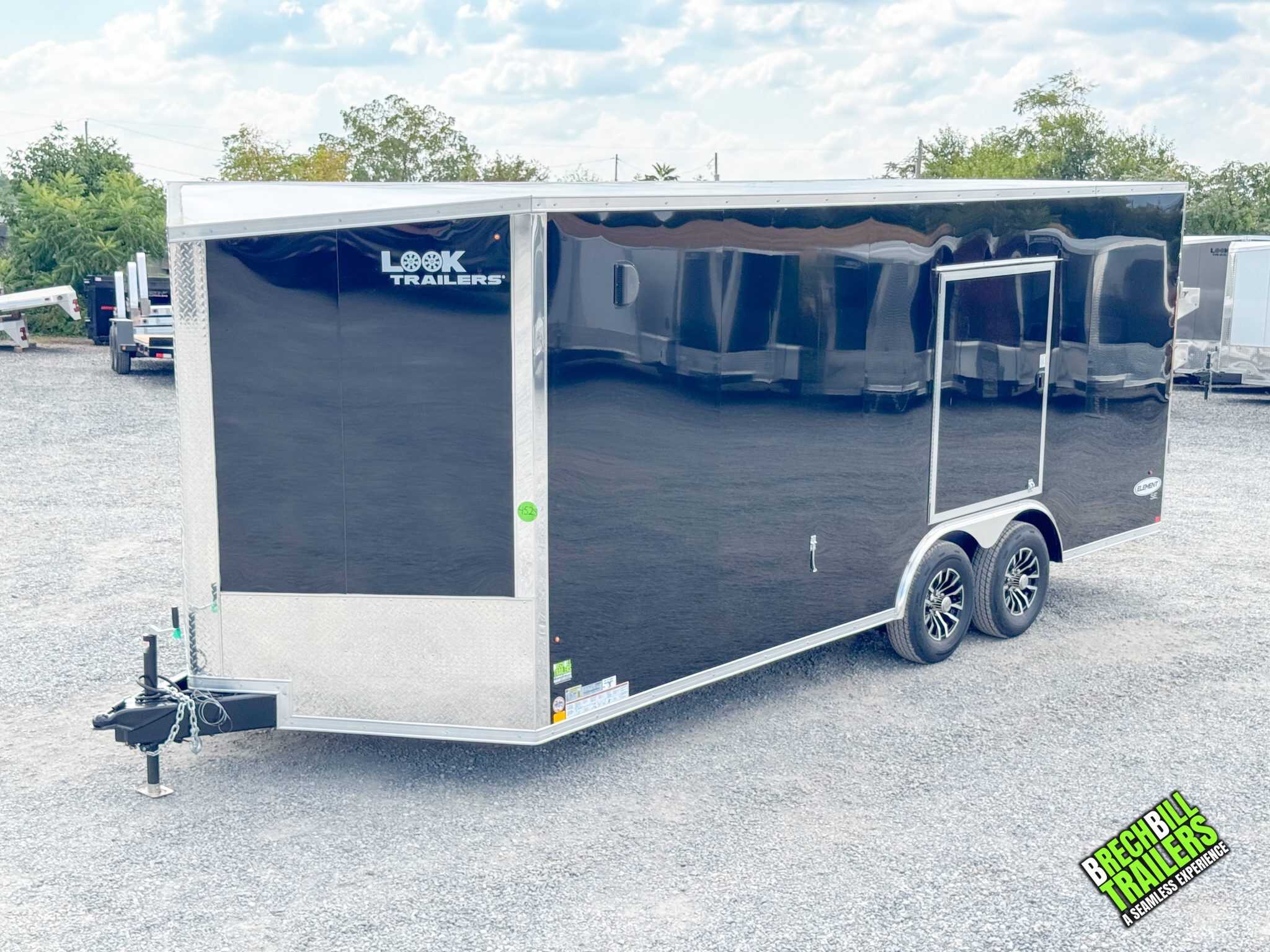 Look SE 8.5x20 Cargo Trailer – Black Composite Exterior