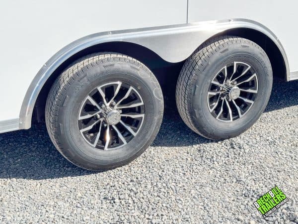 8.5x20 Enclosed Cargo Trailer, 9900 GVWR, White Finish