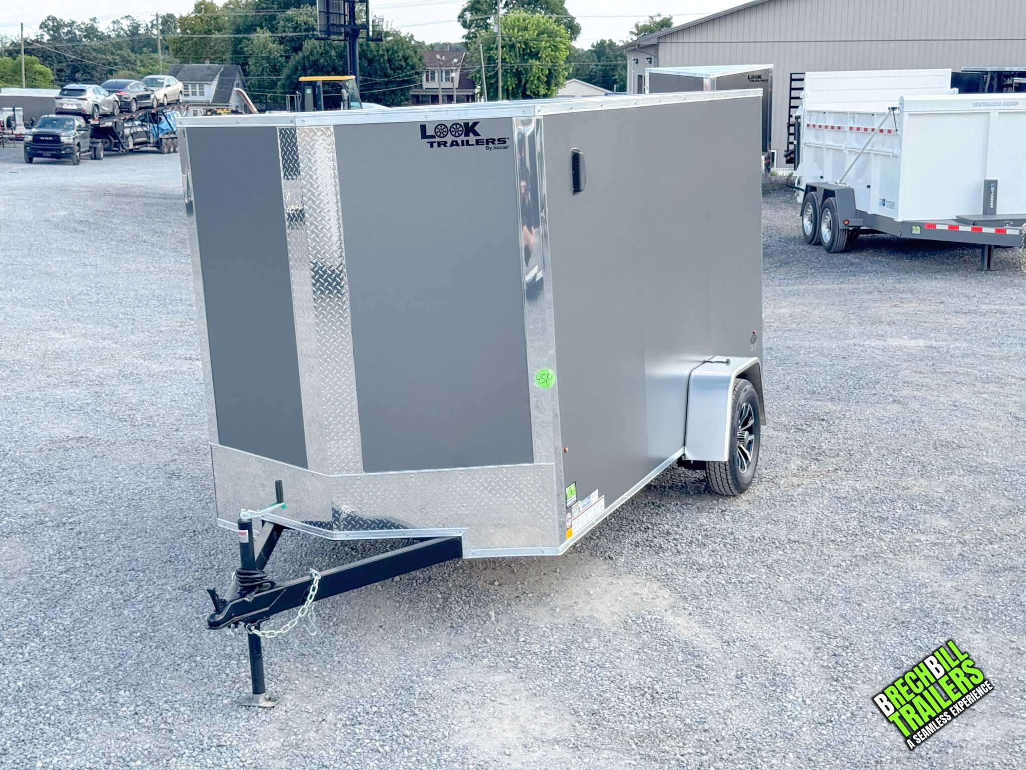 Look ST DLX 6x12 Enclosed Trailer | Charcoal Composite Sides