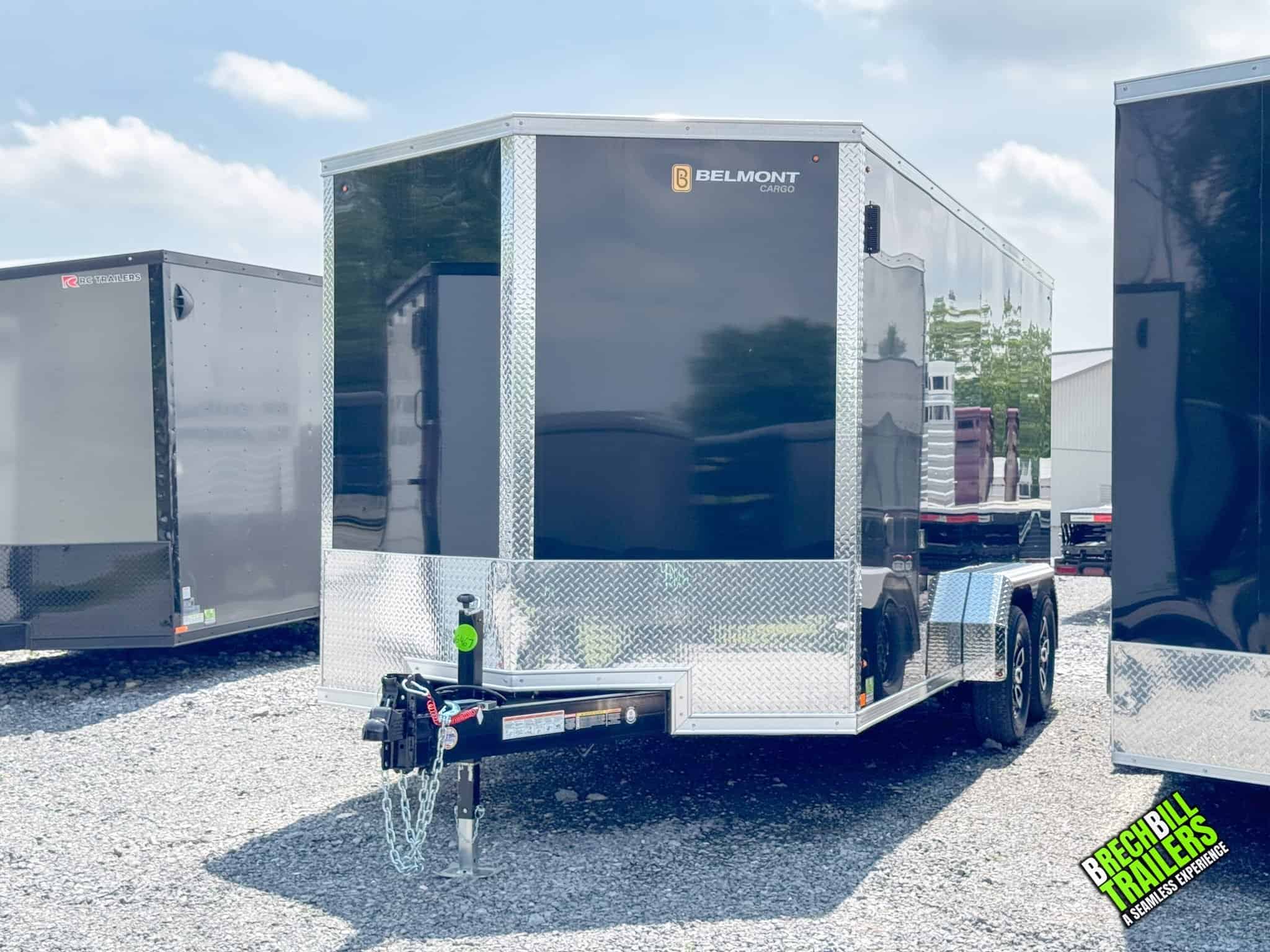 7x14 Belmont Enclosed Construction Trailer | 6.5 Ft Height
