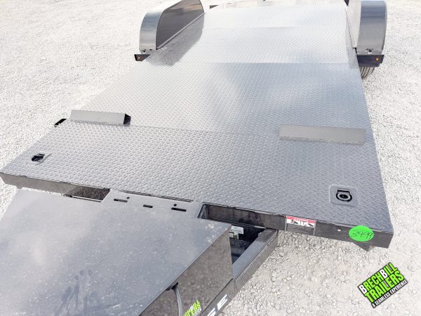 Bwise 7x18 CHT18-7 Hydraulic Tilt Car Hauler Trailer 7K GVWR