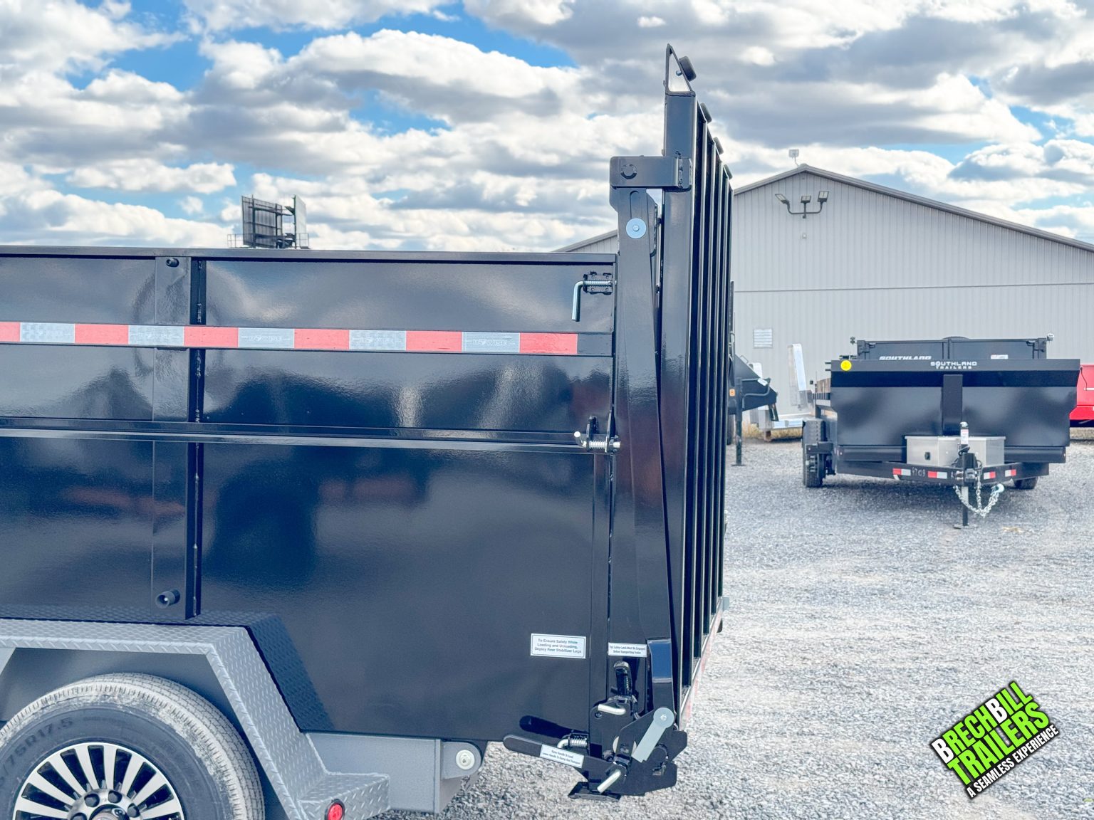 Bwise 16' Dump Trailer | 8K Axles, 19200 GVWR, DUTG16-19