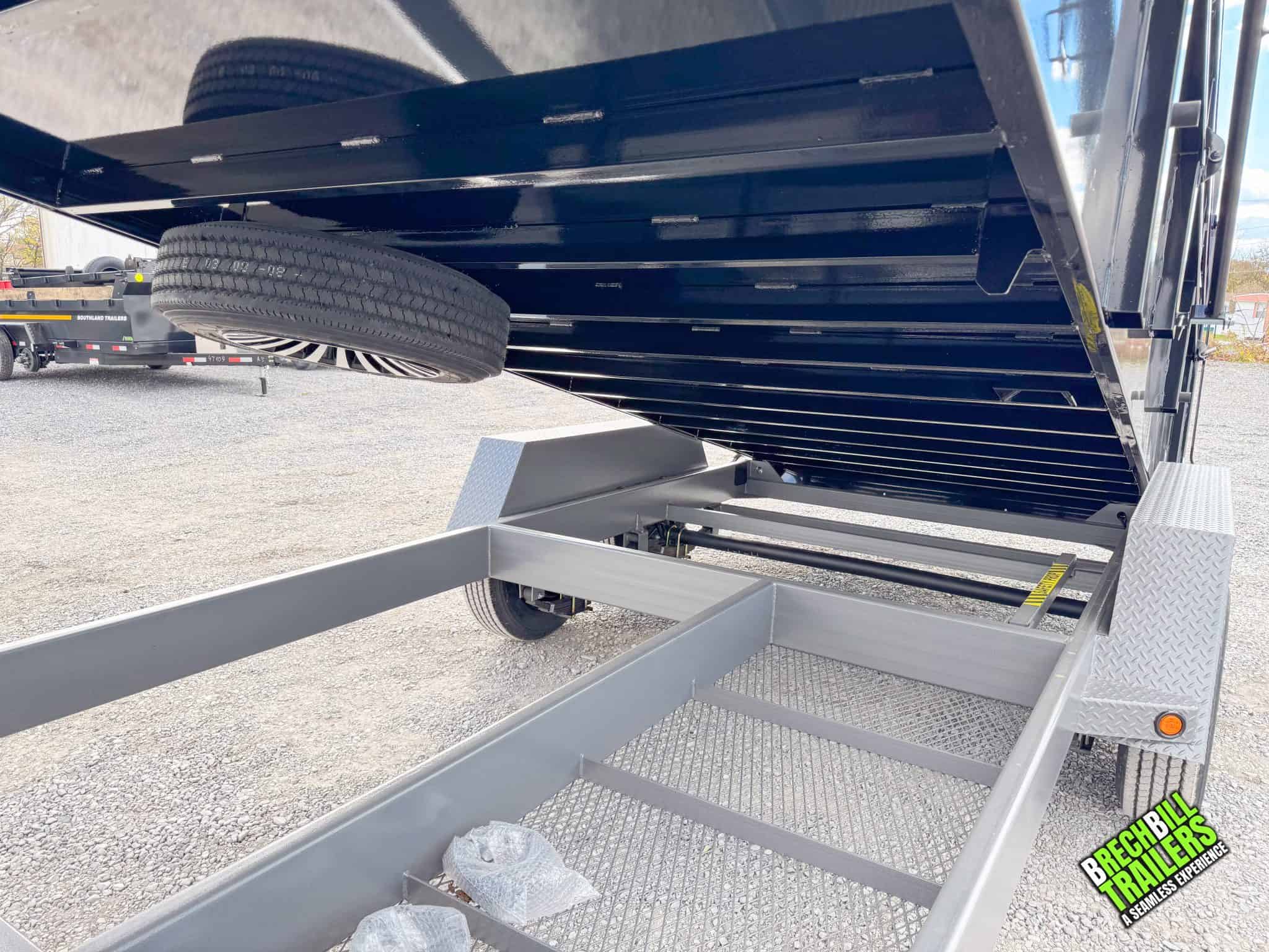 Bwise 16' Dump Trailer | 8K Axles, 19200 GVWR, DUTG16-19