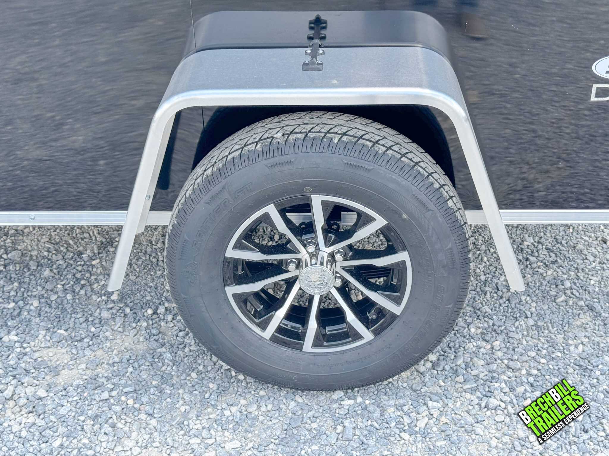 Look ST DLX 5x8 Enclosed Trailer | Composite Side | Charcoal