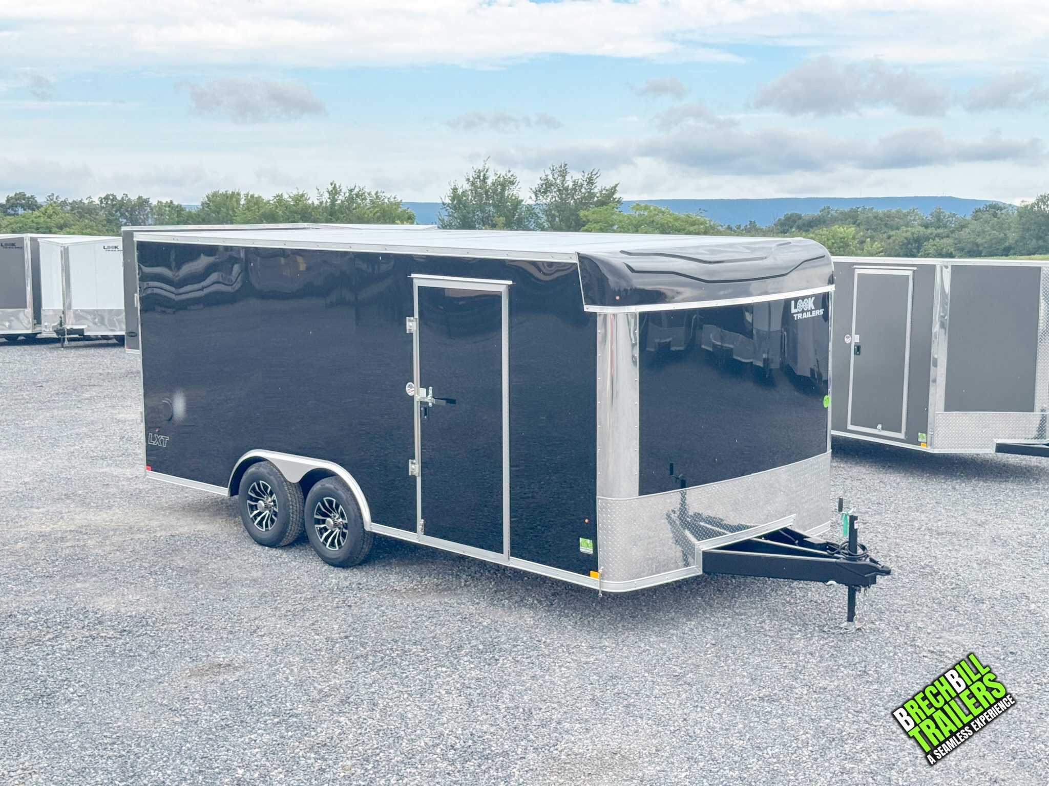 Look LXT 8.5x18 Composite Cargo Trailer, Aluminum Wheels