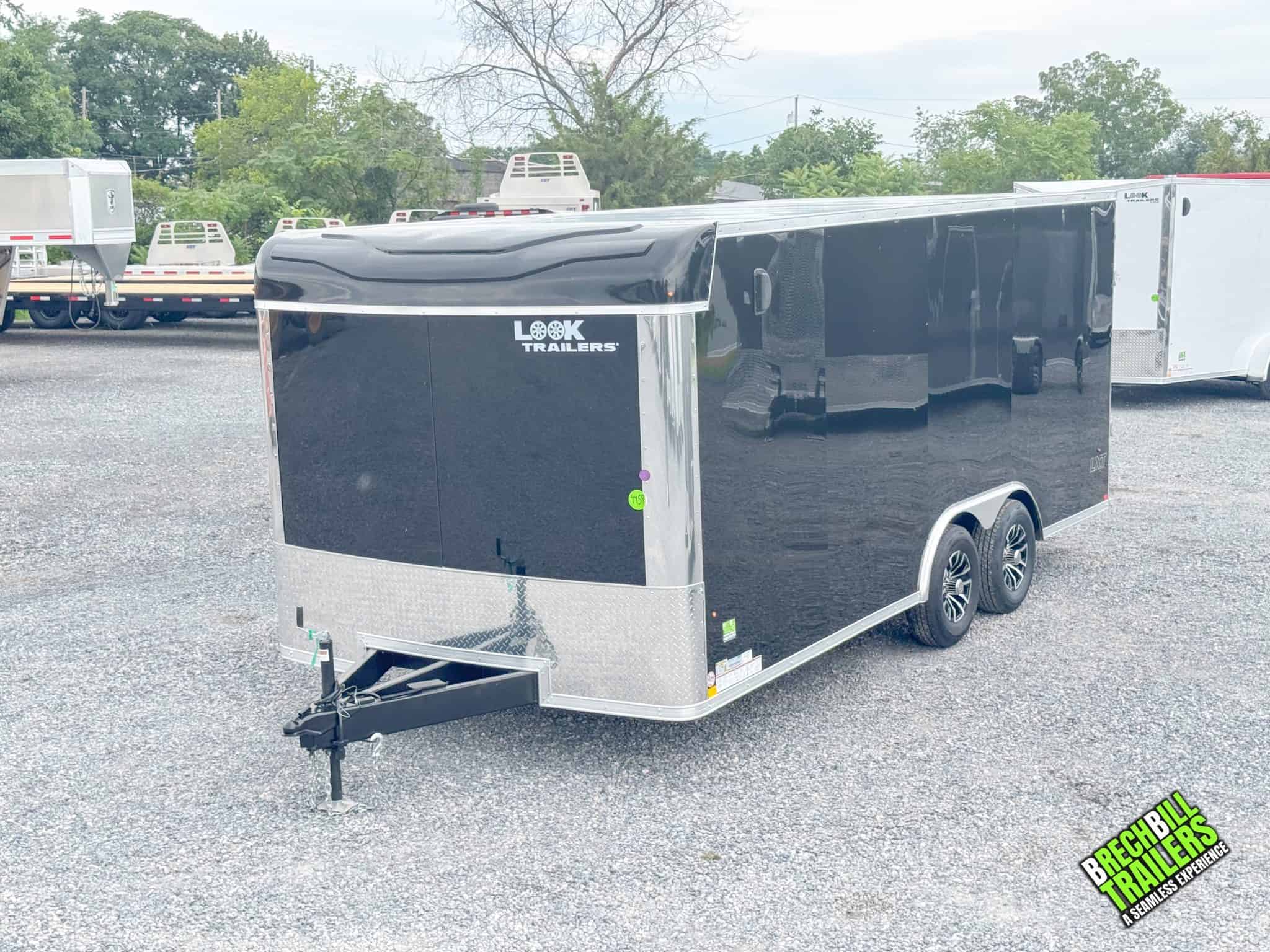 Look LXT 8.5x18 Composite Cargo Trailer, Aluminum Wheels