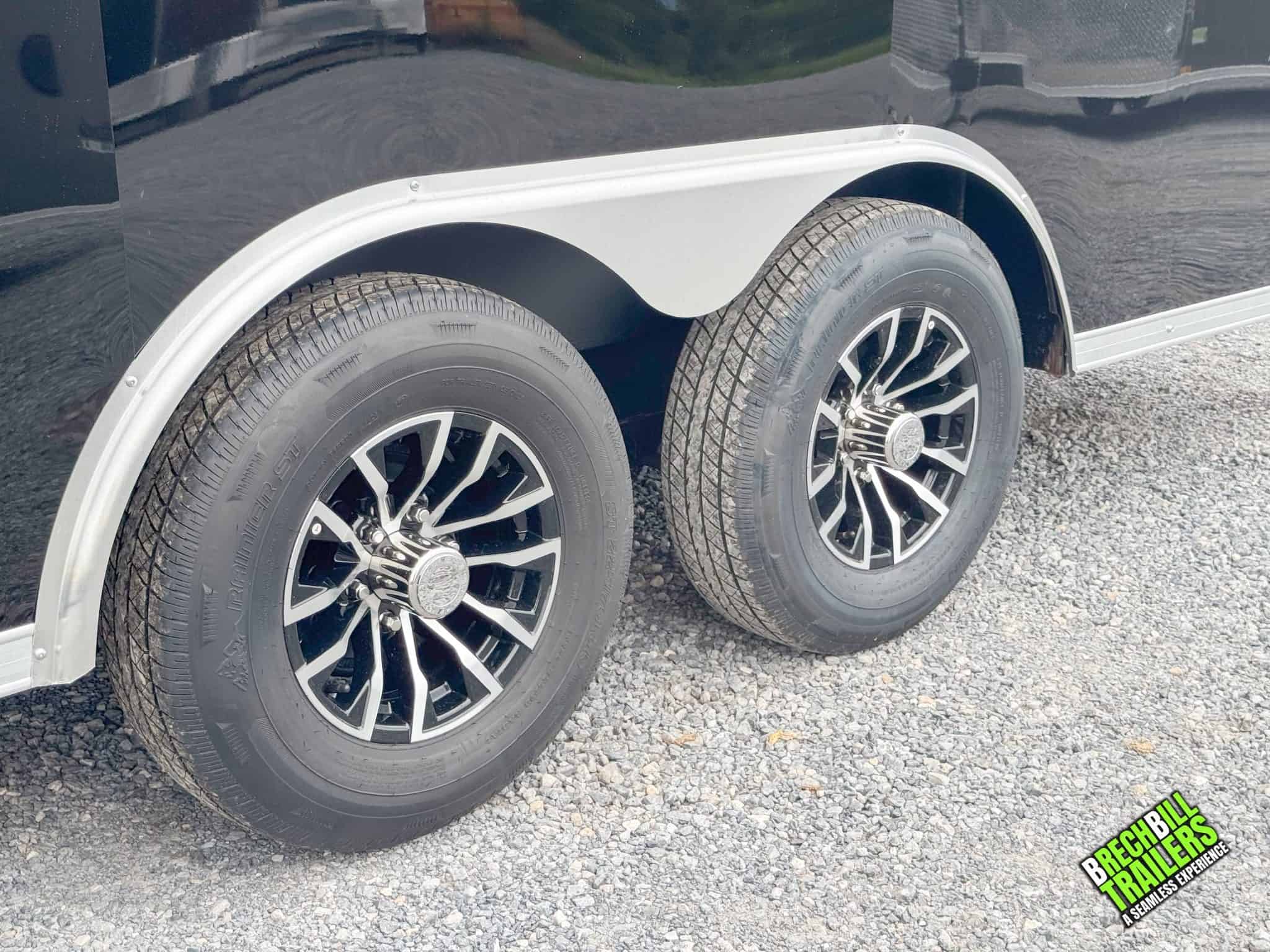 Look LXT 8.5x18 Composite Cargo Trailer, Aluminum Wheels