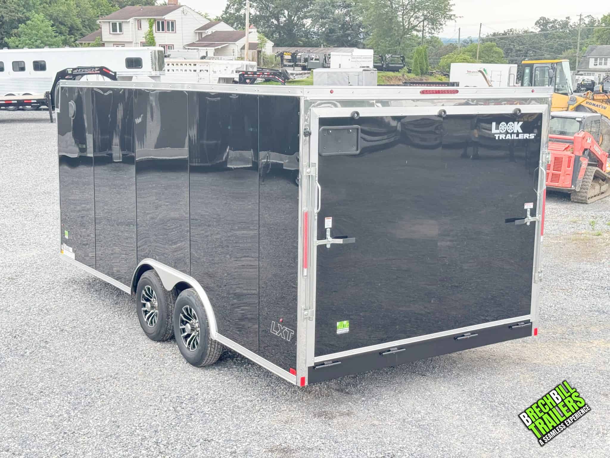 Look LXT 8.5x18 Composite Cargo Trailer, Aluminum Wheels