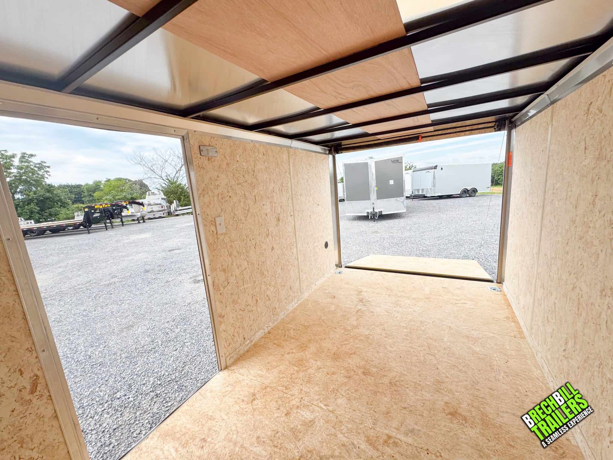 Look ST DLX 7x12 Enclosed Trailer | Composite Sides And Ramp