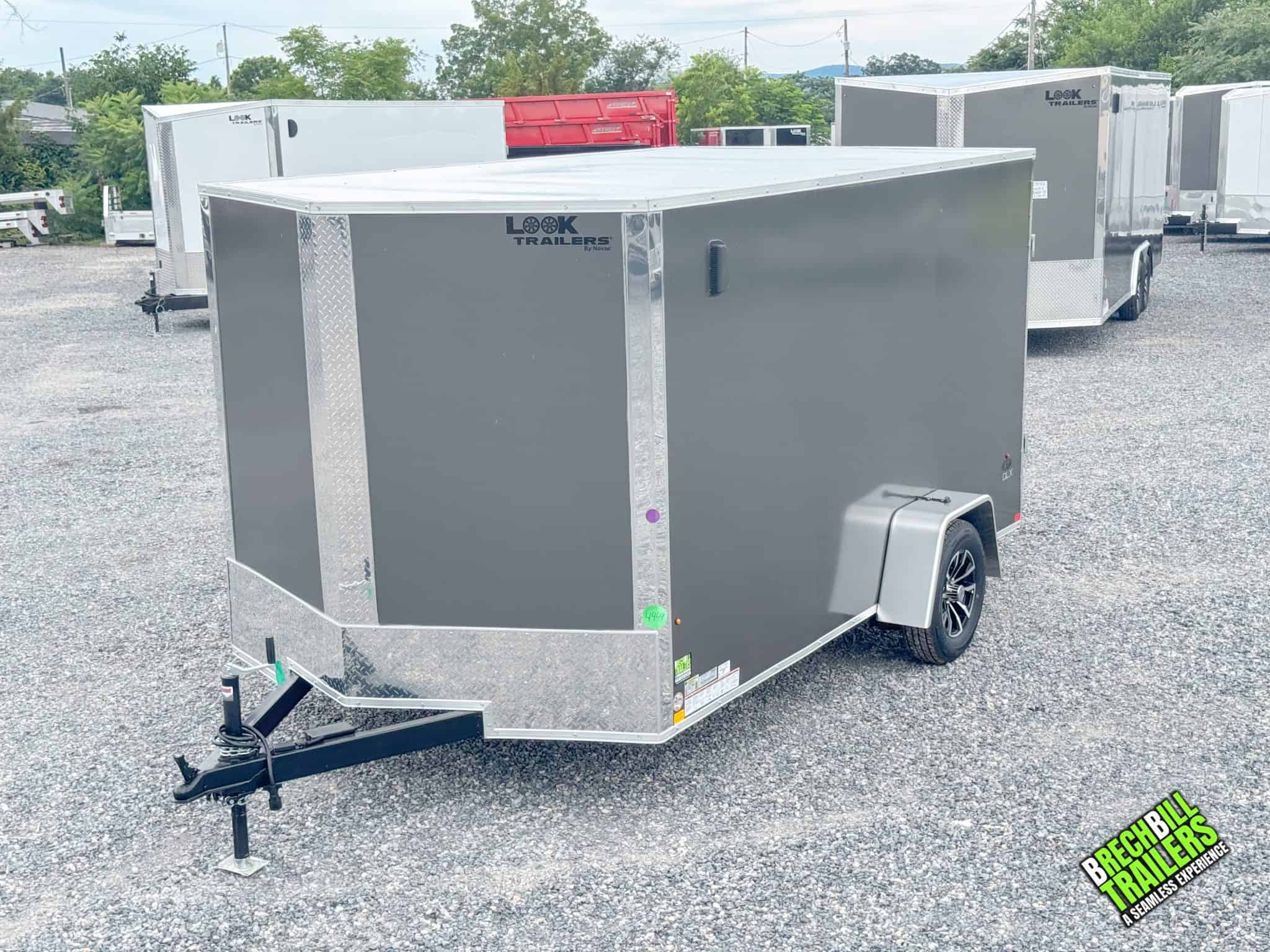 Look ST DLX 7x12 Enclosed Trailer | Composite Sides And Ramp
