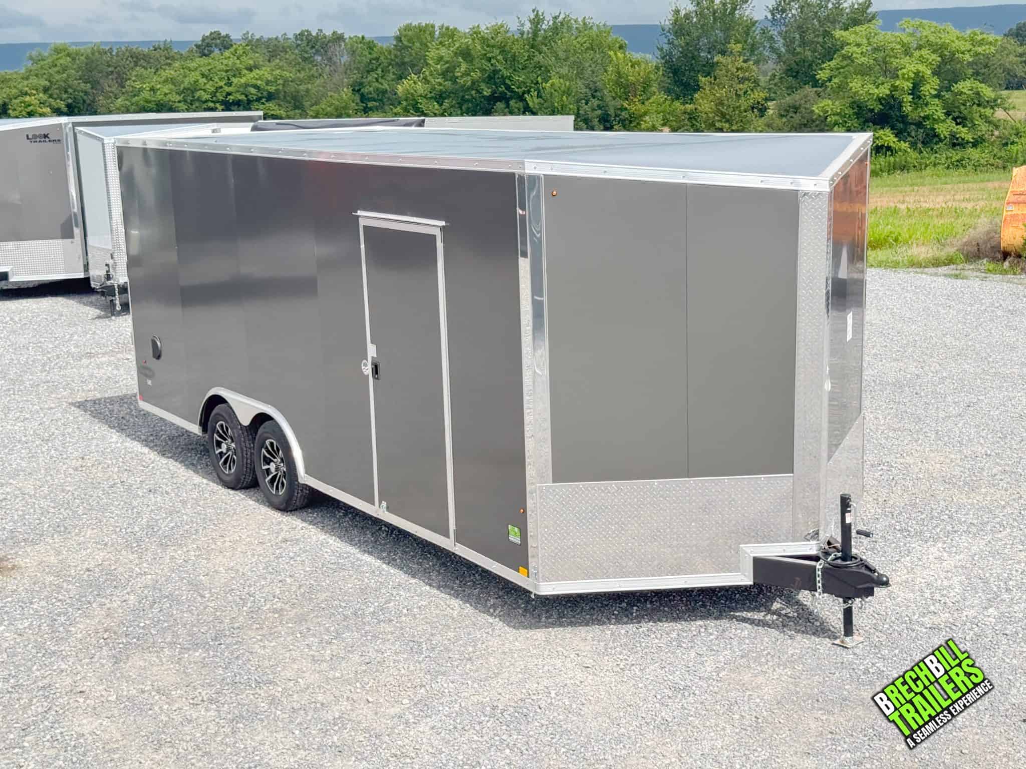 Look Element SE Flat Top Sloped V-Nose Trailer 8.5x20