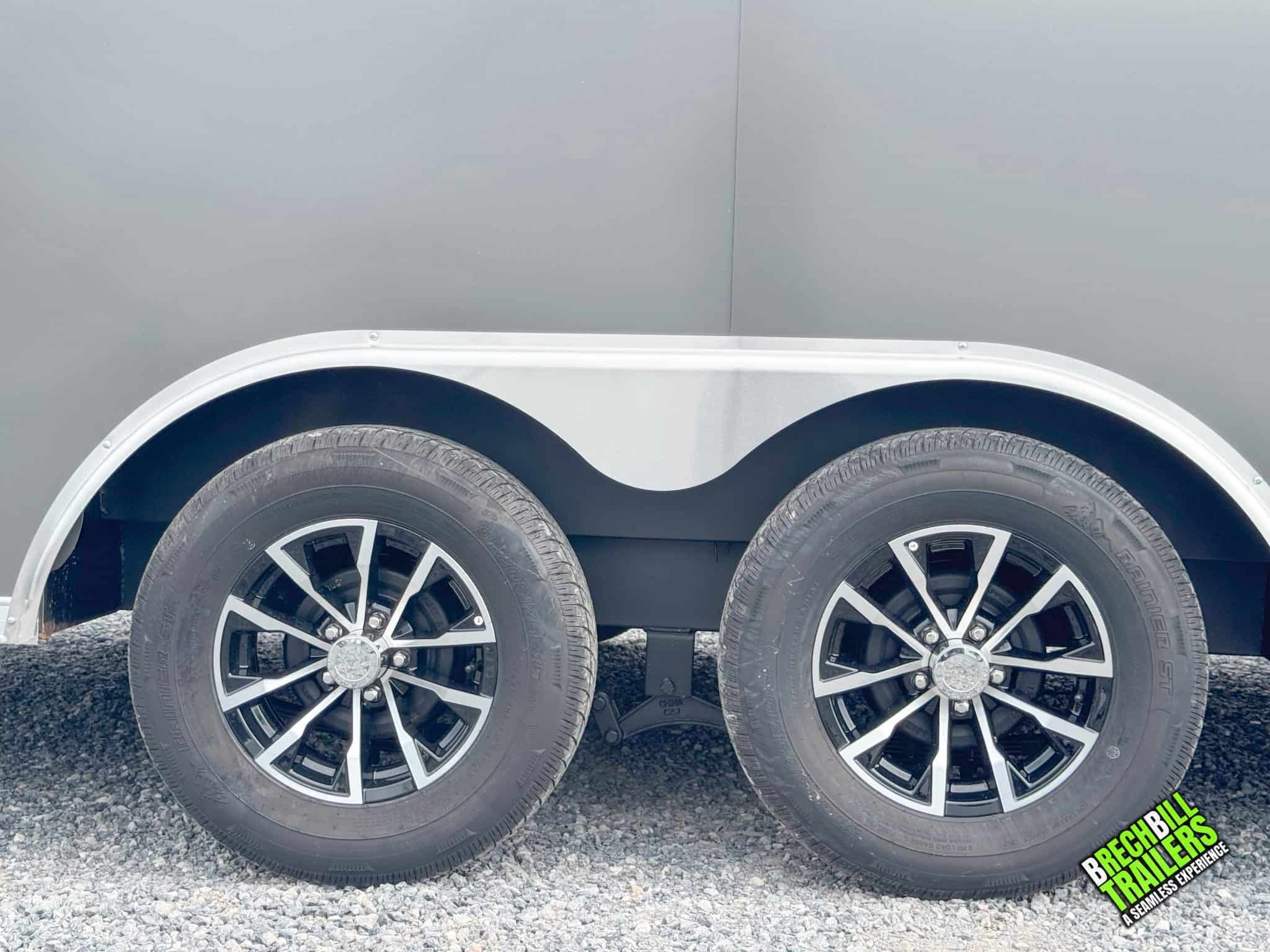 Look Element SE Flat Top Sloped V-Nose Trailer 8.5x20