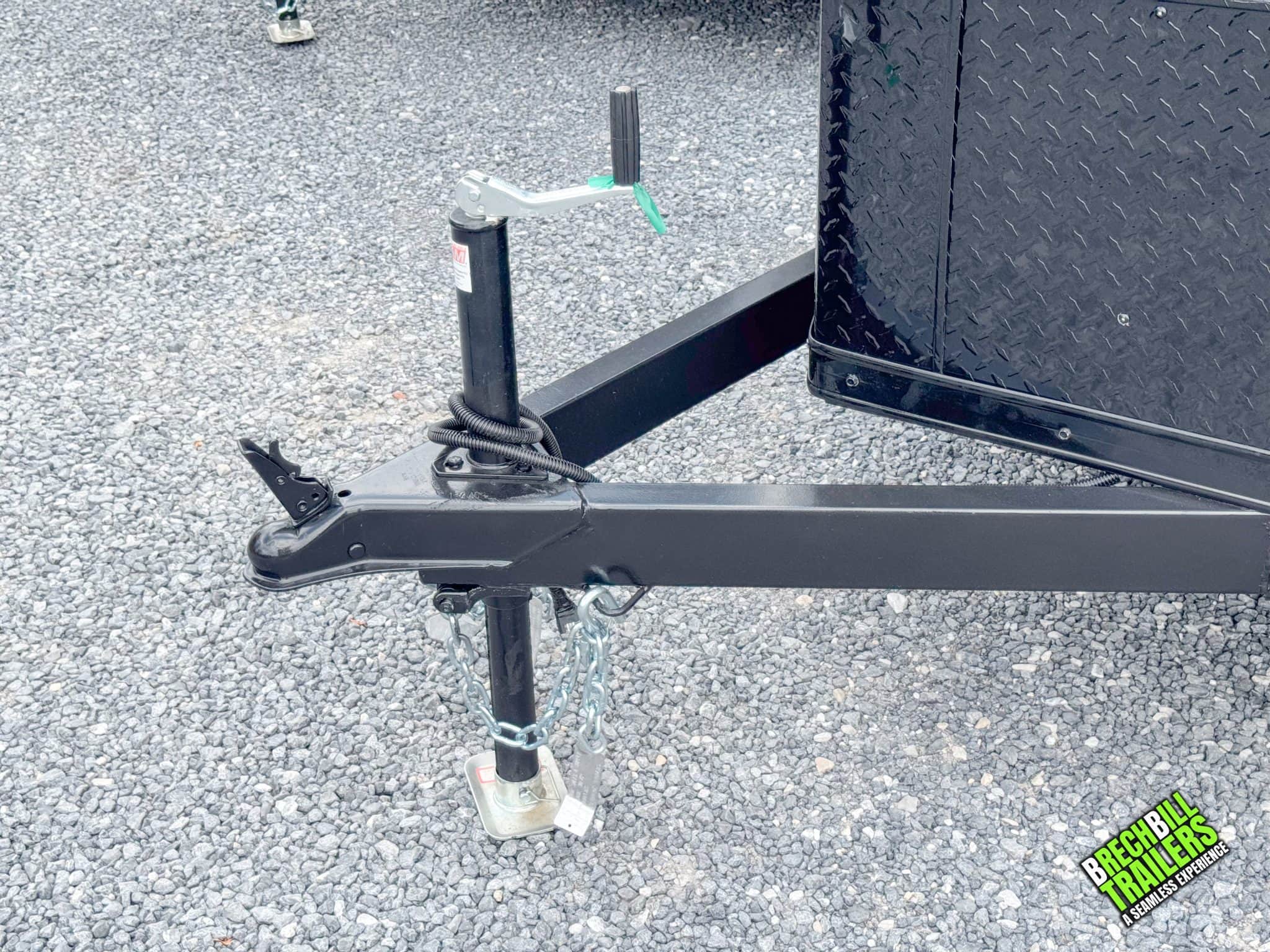 6x12 Element SE Enclosed Trailer – Charcoal, Composite Sides