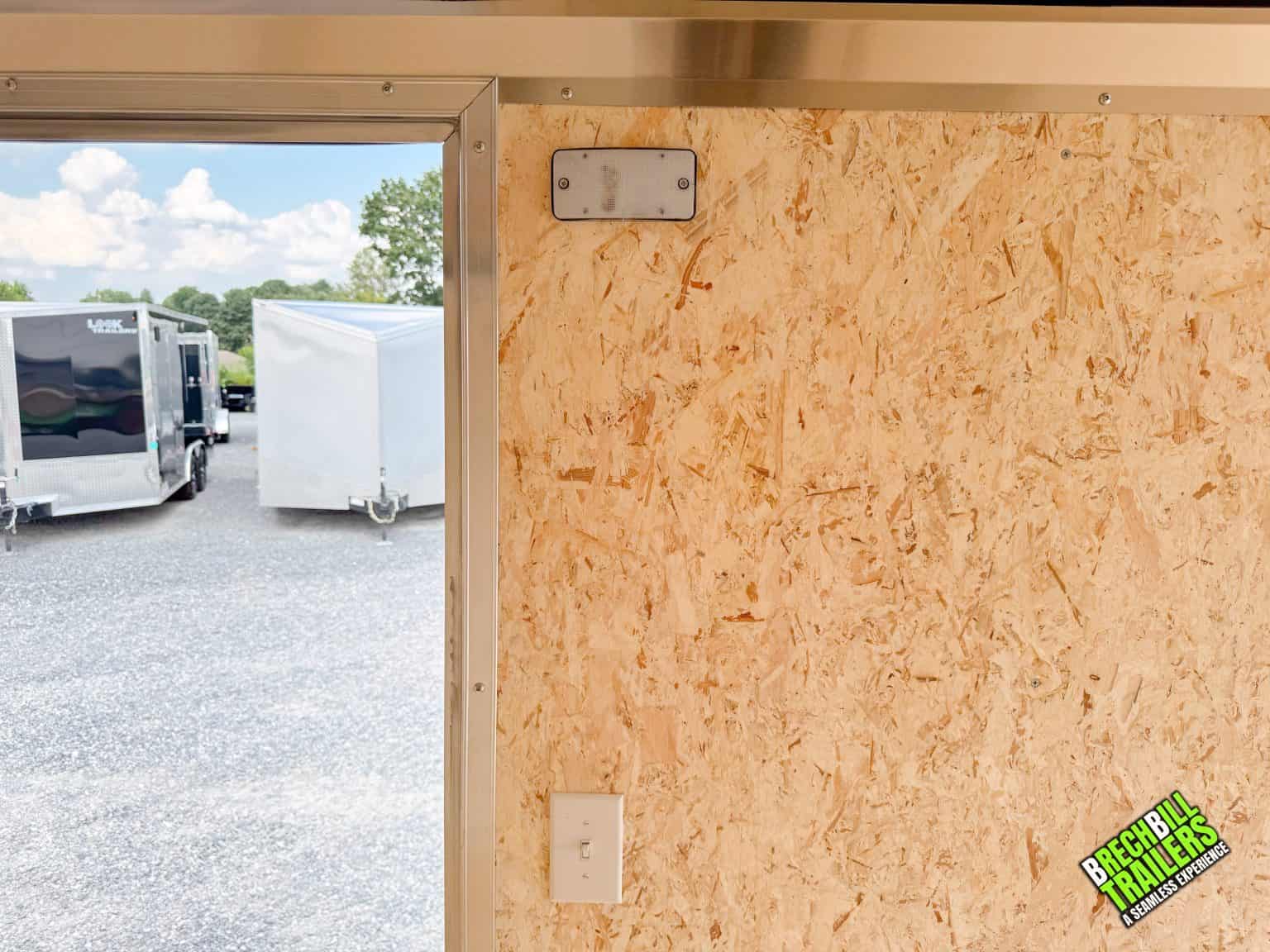 Look ST DLX 7x16 Enclosed Trailer | White Composite Sides