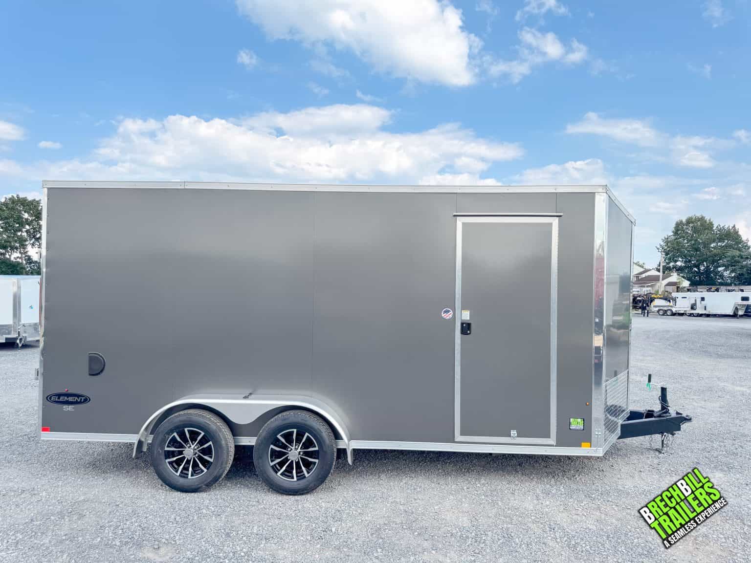 Look Element SE 7x16 Enclosed Trailer | Charcoal Composite