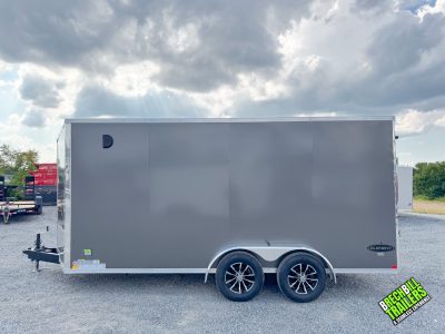 Look Element SE 7x16 Enclosed Trailer | Charcoal Composite