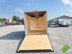 Look Element SE 7x14 Enclosed Trailer Charcoal Composite