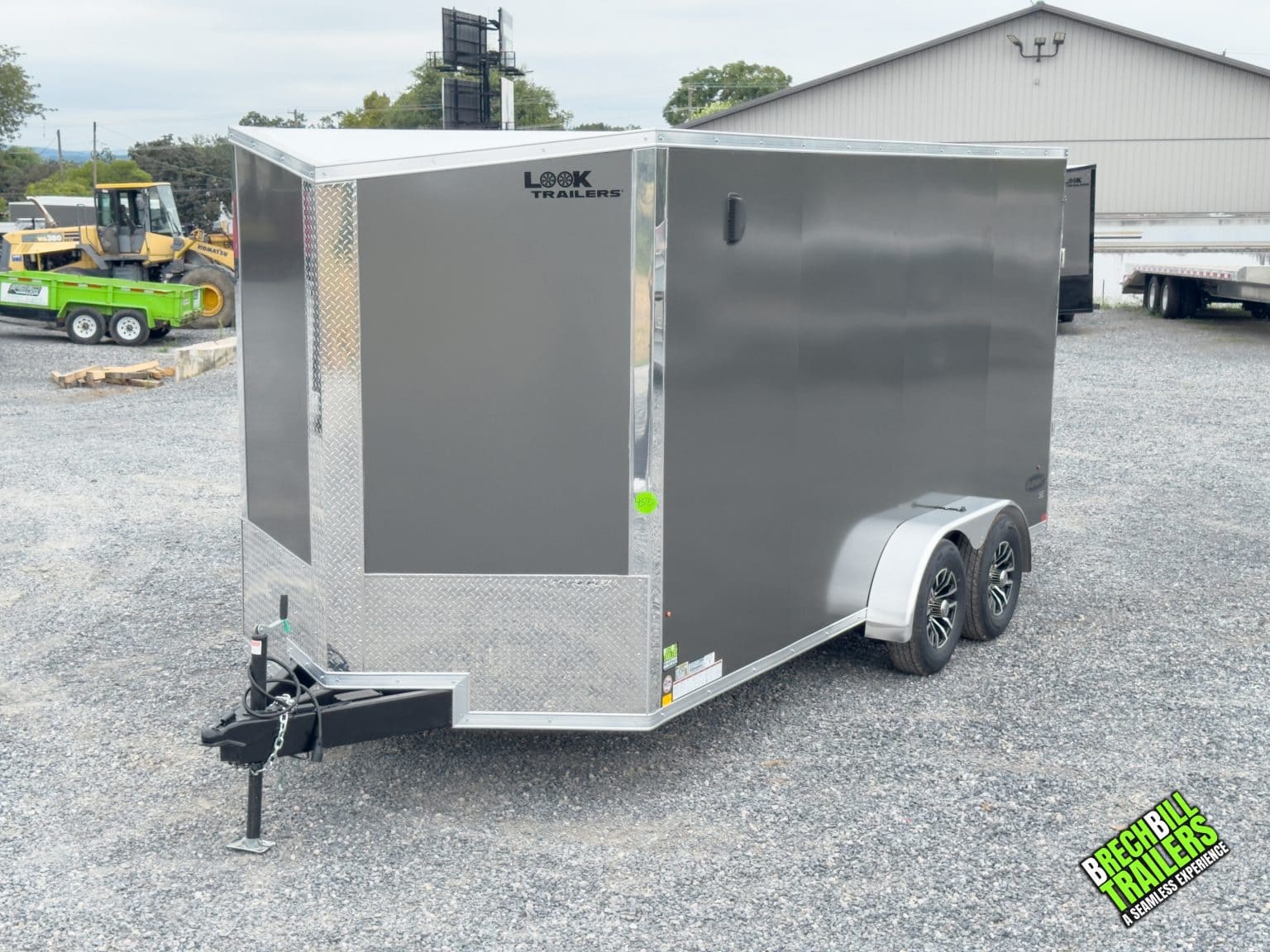 Look Element SE 7x16 Enclosed Trailer | Charcoal Composite