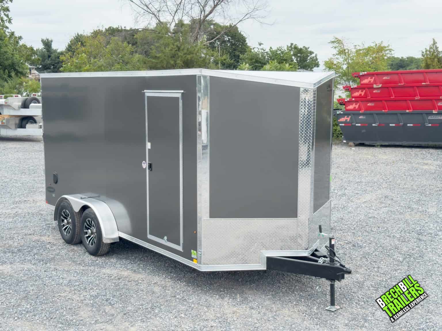 Look Element SE 7x16 Enclosed Trailer | Charcoal Composite